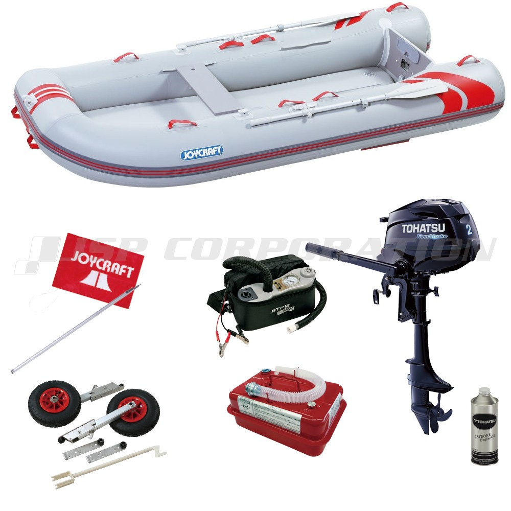 レッドキャップ325ロング (JRC-325) 期間限定セット2018 トーハツ2馬力船外機 予備検査なし エンジン架台なし 4人乗り JOYCRAFT(ジョイクラフト)｜ネオネットマリン通販