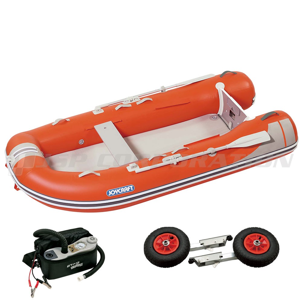 ラ ポッシュ290(JSL-290) リジッドフレックス 電動ポンプ付 ランチングホイールミニセット 4人乗り JOYCRAFT(ジョイクラフト)｜ネオネットマリン通販